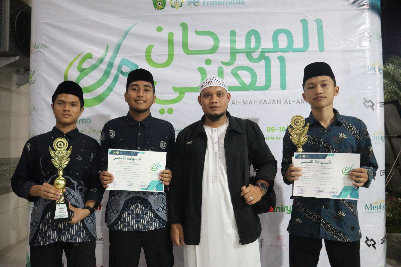 Perwakilan Pesantren Imam Syafi'i Raih Prestasi di Mahrajan Al 'Araby UIN Ar-Raniry - Pesantren ...